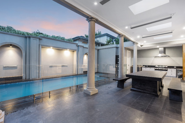 Deepdene Masterpiece - French Provincial Mansion - Traditional - Patio ...