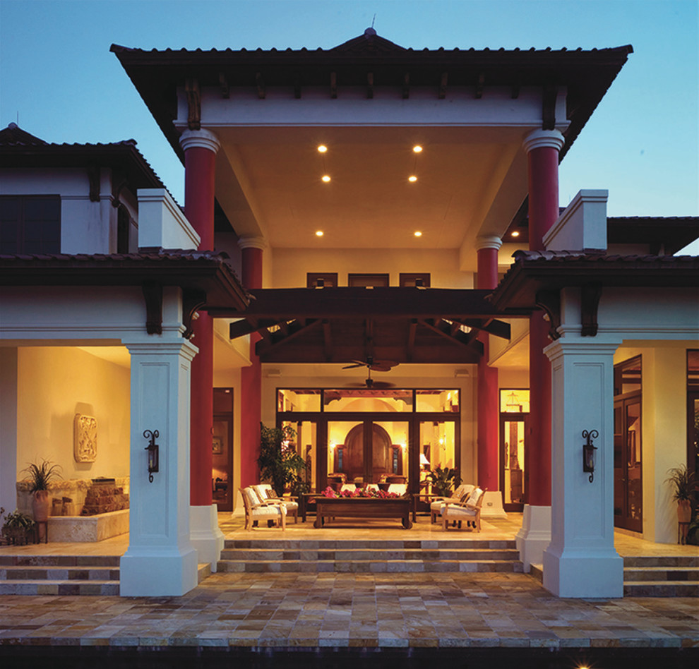 Design features of recently completed homes - Asian - Patio - Miami ...