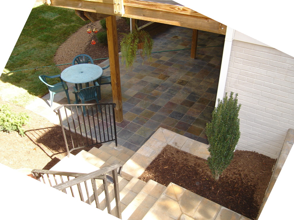Detached Garage, Patio & Landscaping - Traditional - Patio - Other - by ...