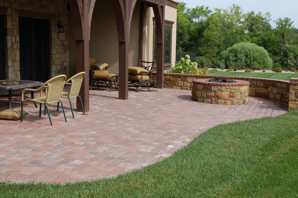 Dublin Cobble Paver Patio - Traditional - Patio - Other - by Topeka ...