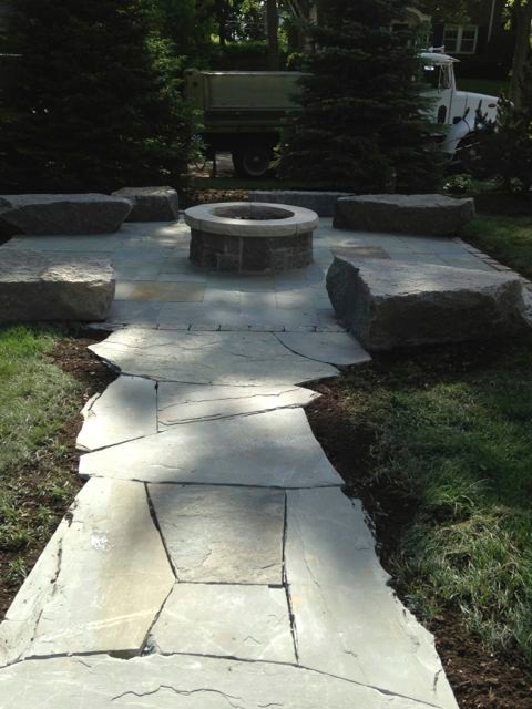 Edgecumbe Parkway Firepit - Rustic - Patio - Minneapolis - by jeff timm ...