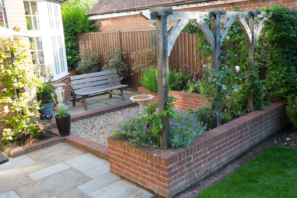 Edwardian Courtyard Garden - Traditional - Patio - Cheshire - by Green ...