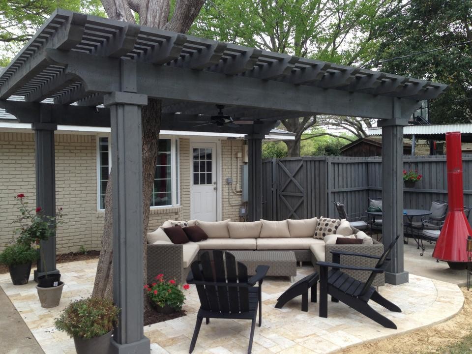 EEI Outdoor Living & Landscape - Cedar Open Air Arbor - Traditional ...