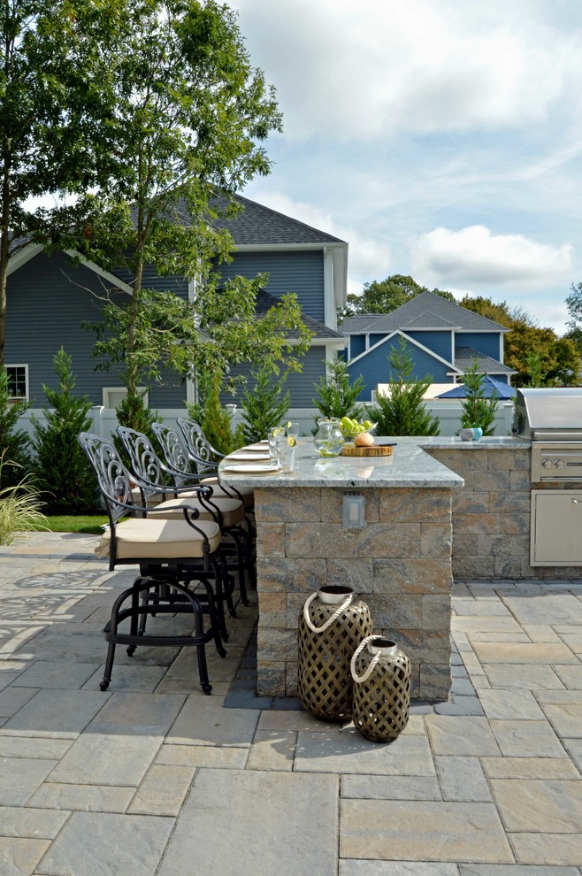 Elegant Backyard Retreat in Long Island, NY - Traditional - Patio - New ...