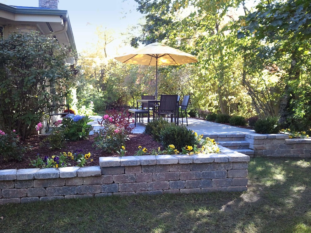 Elevated Patio & Decorative Walls - Patio - Milwaukee - by Integrity ...
