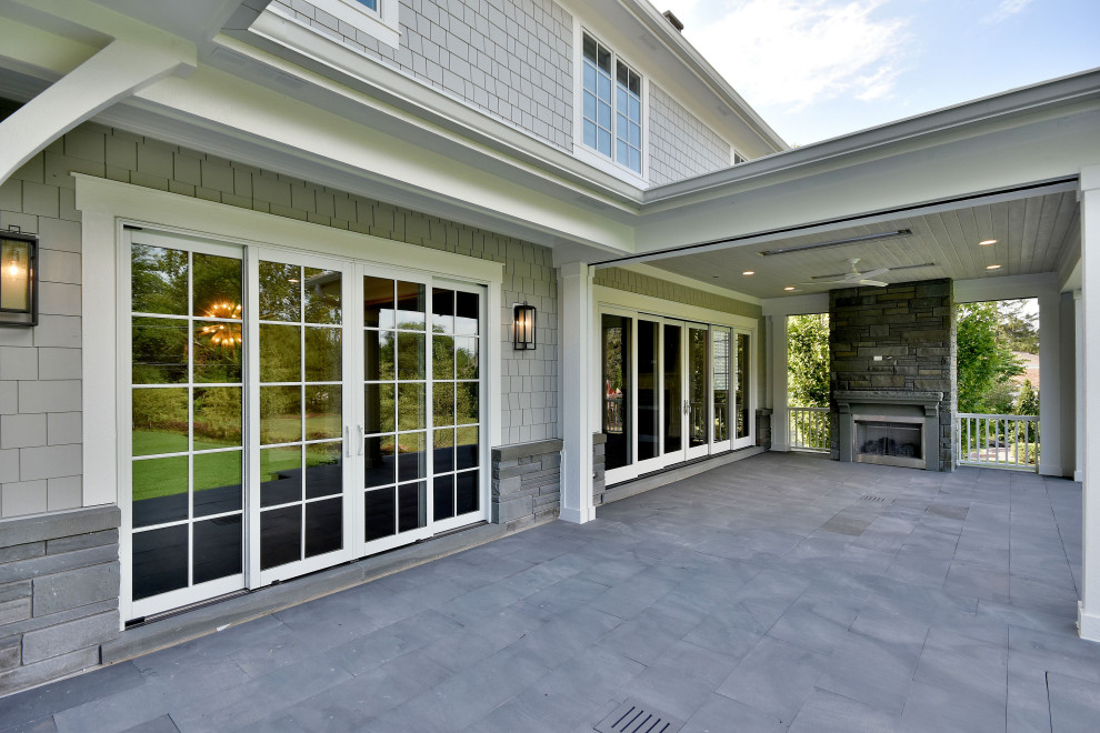 Elmhurst Custom Nantucket Home - Craftsman - Patio - Chicago - by Mondo ...