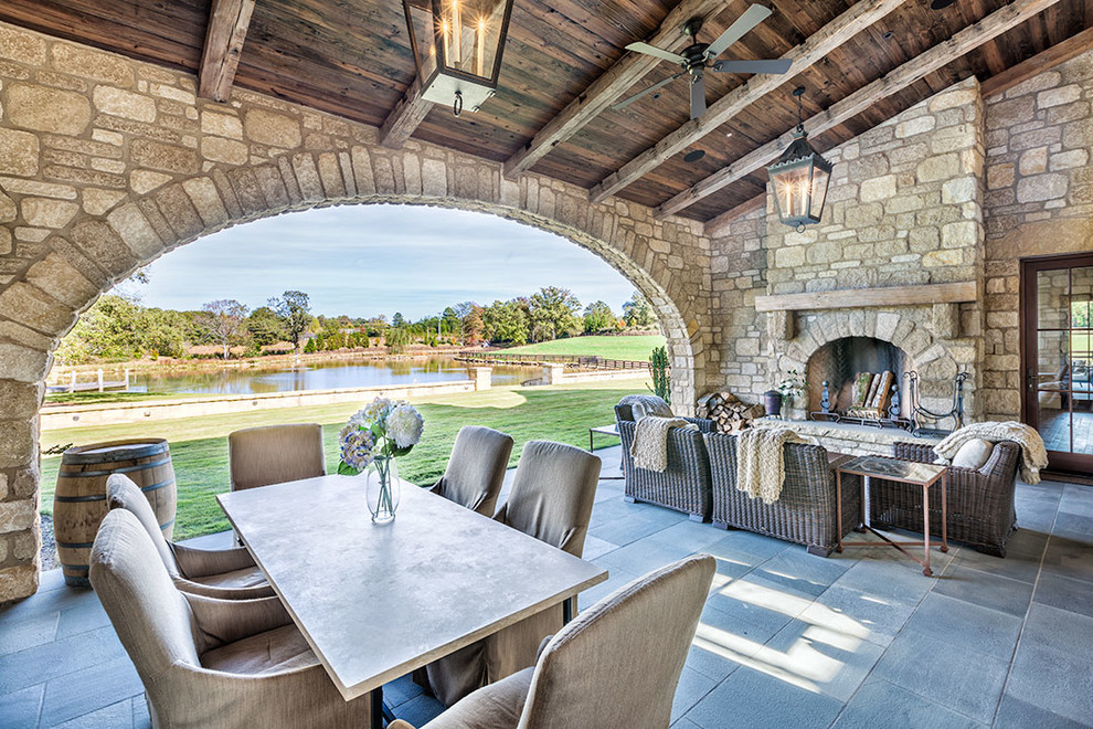 English Country Estate - Rustic - Patio - Other - by Wright Design | Houzz
