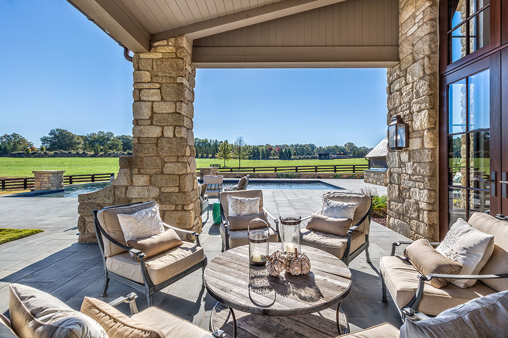 English Country Estate - Rustic - Patio - Other - by Wright Design | Houzz