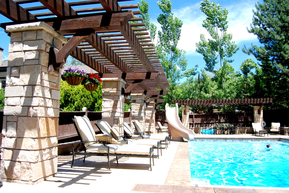 Entertainment Size | Custom Pool Side Arbor - Traditional - Patio ...