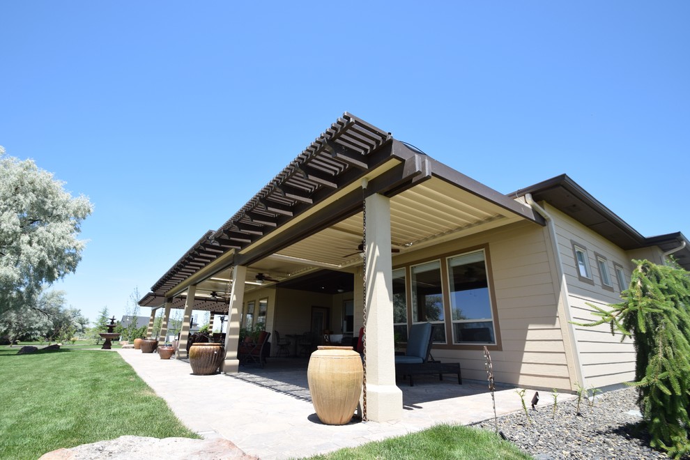Equinox Louvered Roof - Contemporary - Patio - Boise - by Covertech | Houzz