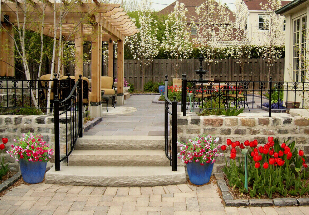 European Courtyard - Traditional - Patio - Milwaukee - by Wandsnider ...