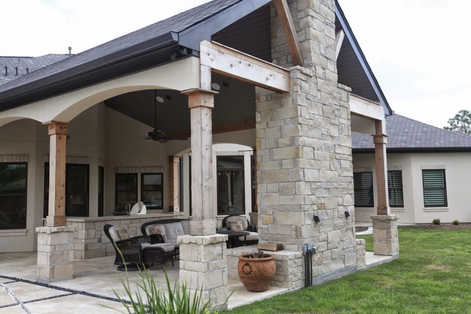 European Estate Home - Traditional - Patio - Houston - by Ridgewater ...