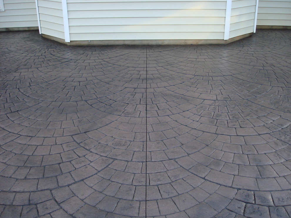 European Fan Stamped Patio - Patio - Other - by Atlantic Coast Concrete ...