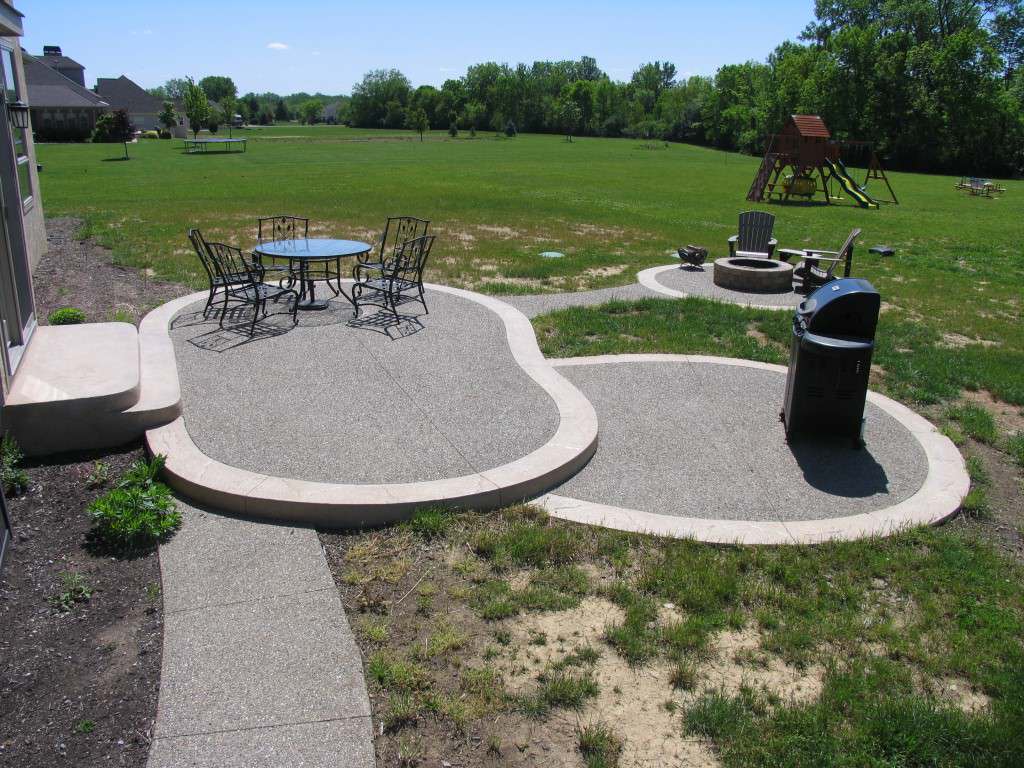 Aggregate Concrete Patio Designs