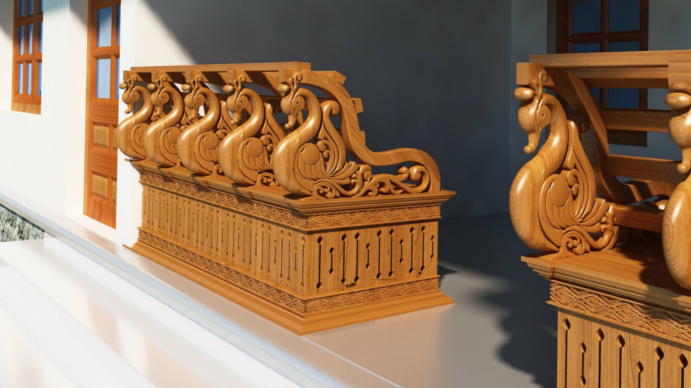 Exquisite Charupadi Design - Transitional - Patio - Other - by The ...