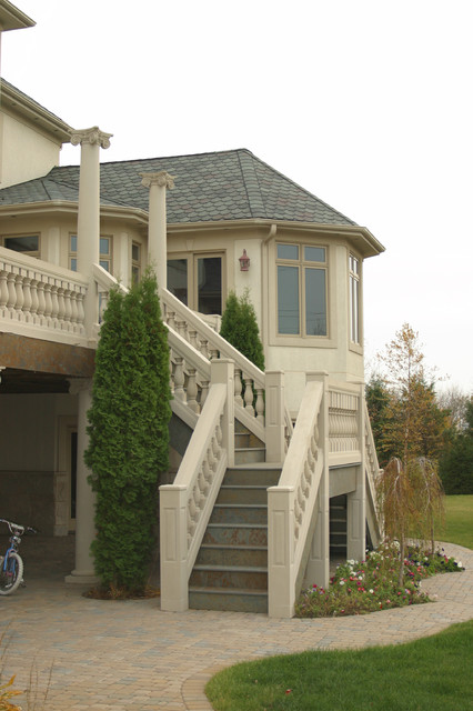 Exterior Columns and Balustrades - Traditional - Patio - Chicago - by ...