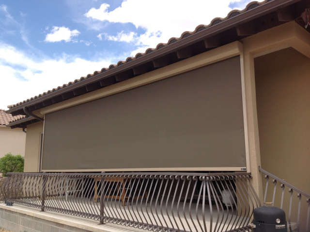 Exterior Screen Shades - Moderne - Terrasse et Patio - Albuquerque ...