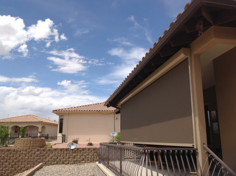 Exterior Screen Shades - Modern - Patio - Albuquerque - by Budget ...