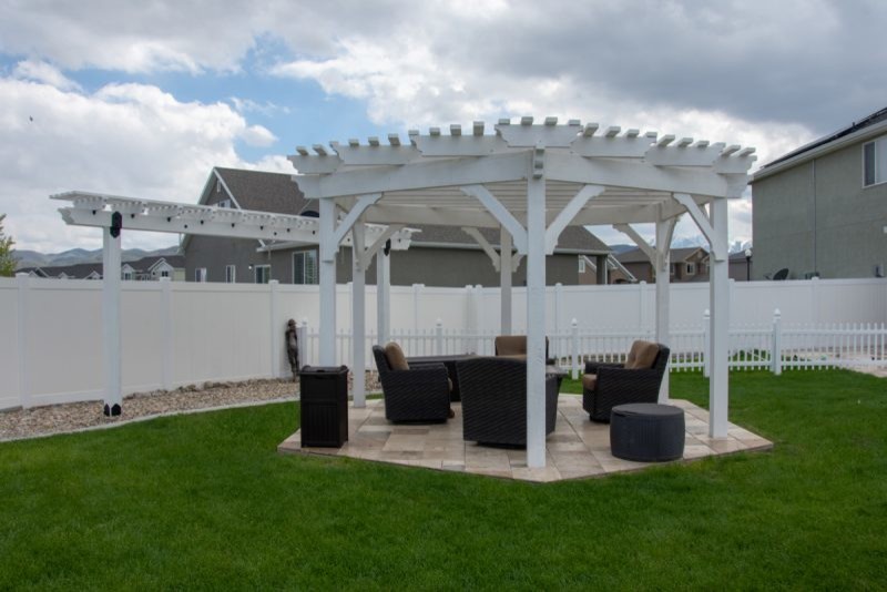 Family Size | Hexagon Pergola - Patio - Salt Lake City - by Western ...