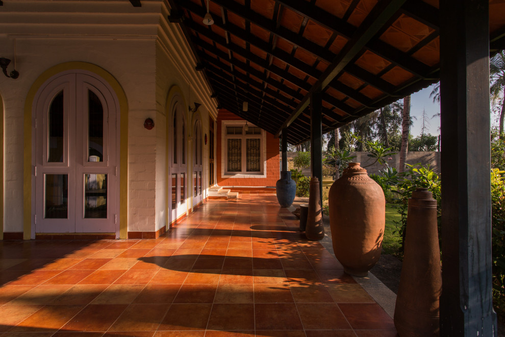 Farmhouse by NVA - Indian - Porch - Chennai - by Sreenag Pictures | Houzz