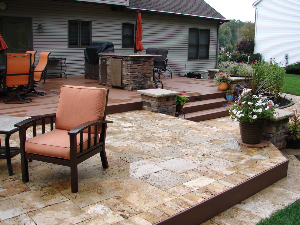Finished Multi-level Patio - Traditional - Patio - Cleveland - by ...