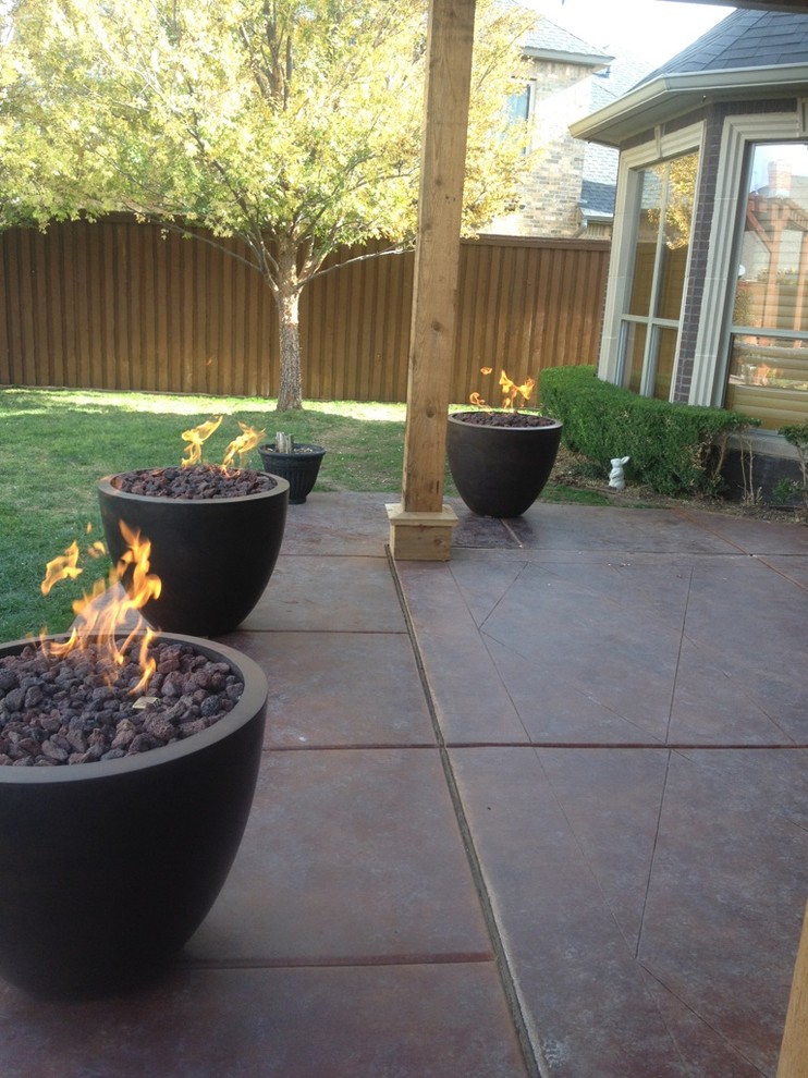 Fire Feature - Contemporary - Patio - by Prestigious Pools & Outdoor ...