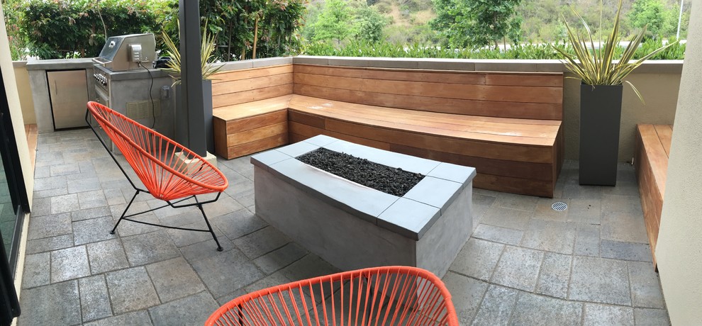 Fire Fixtures - Modern - Patio - Los Angeles - by Compass Landscape ...