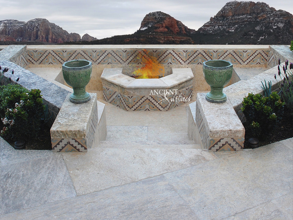 Fire Pits (Mediterranean Style) - Farmhouse - Patio - Los Angeles - by ...