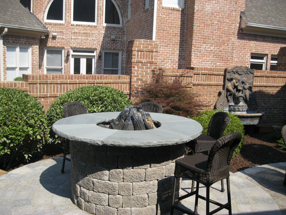 Fire Pits - Traditional - Patio - Atlanta - by PaverStone Construction and Greenmark Landscaping ...