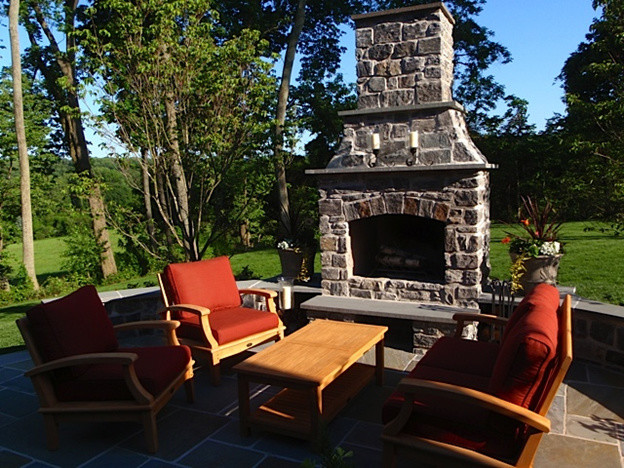 Fireplaces and Firepits - Traditional - Patio - Philadelphia - by ...