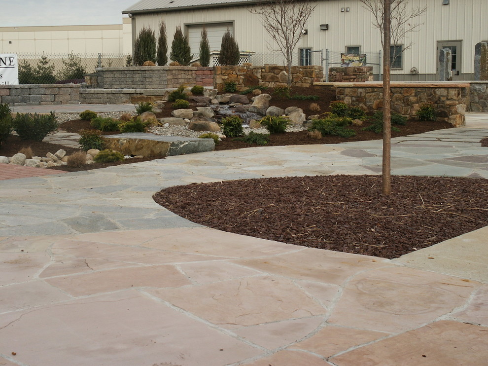 Flagstone Pathway - Contemporary - Patio - DC Metro - by Irwin Stone | Houzz