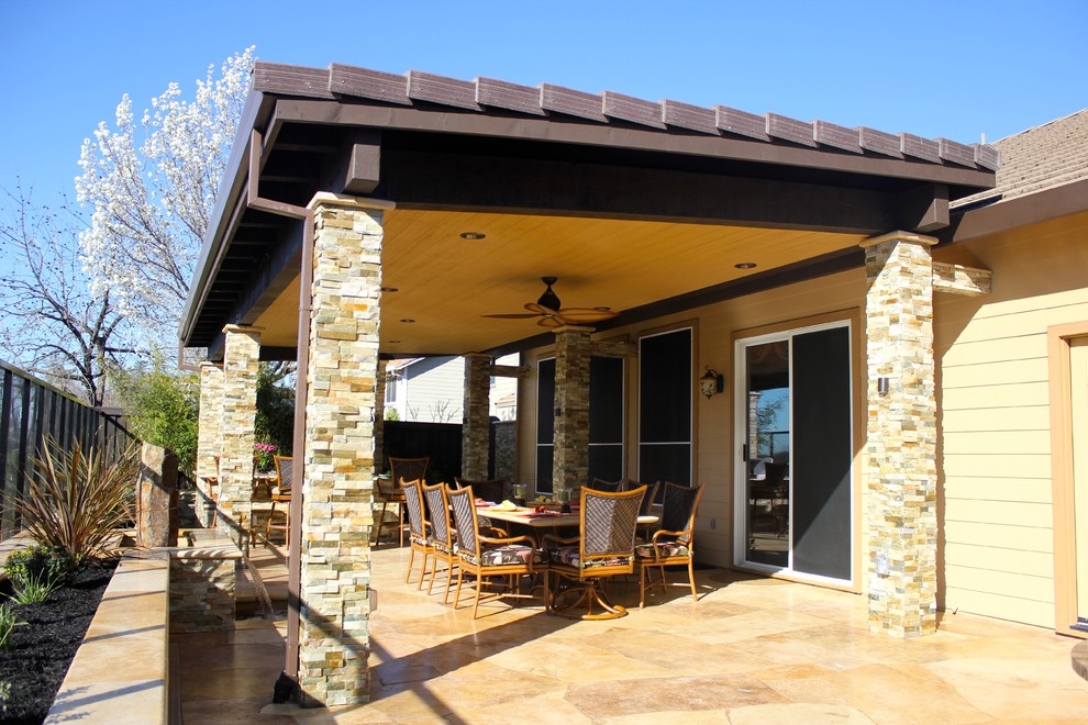 Folsom backyard - Traditional - Patio - Sacramento - by Michael ...