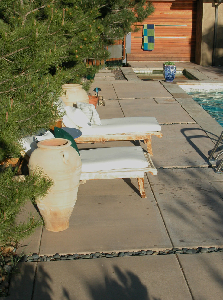 Foothills Pool - Contemporary - Patio - Denver - by Lawrence and Gomez ...