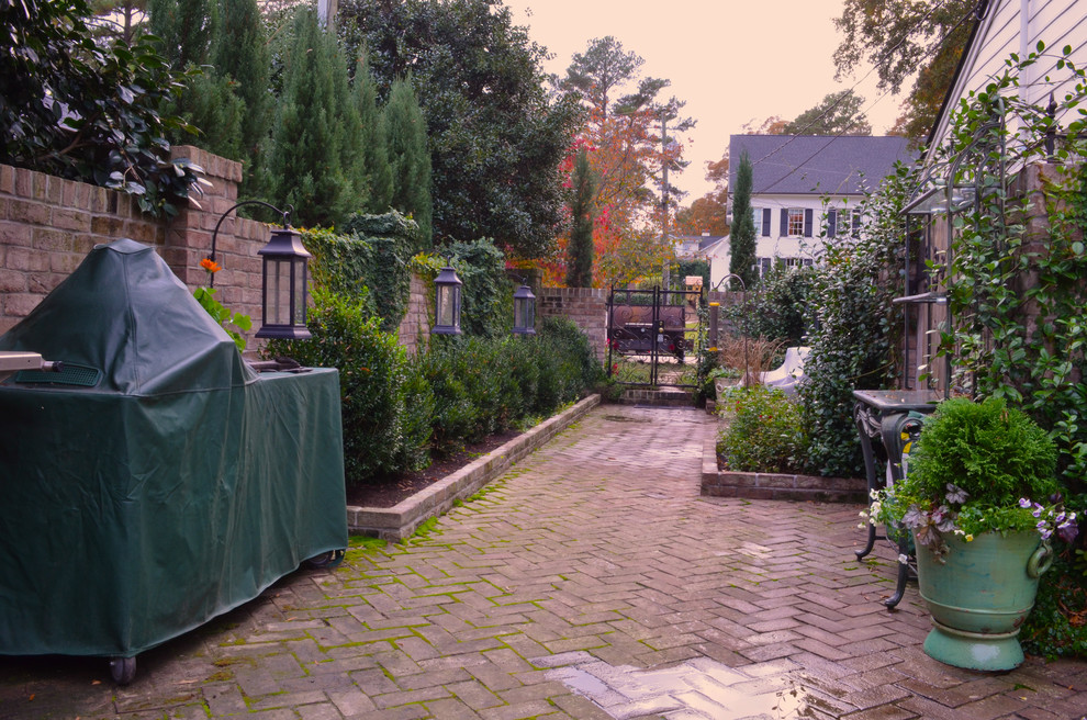 Formal Landscape - Traditional - Patio - Raleigh - by Bland Landscaping ...