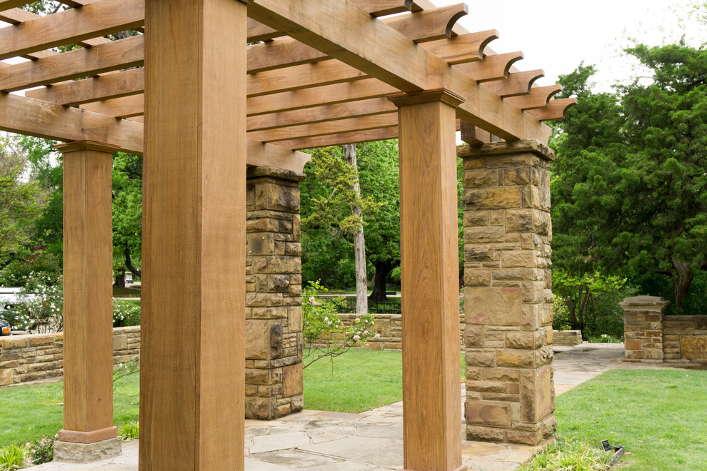 Fort Worth Botanic Garden Ipe Pergola - Rustic - Patio - Dallas - by ...