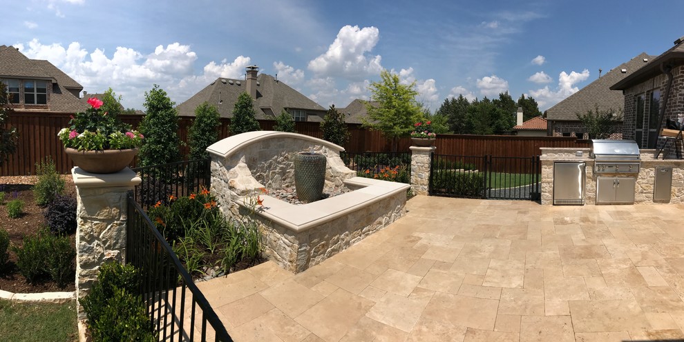Fountain Court - Traditional - Patio - Dallas - by Kerry Burt ...