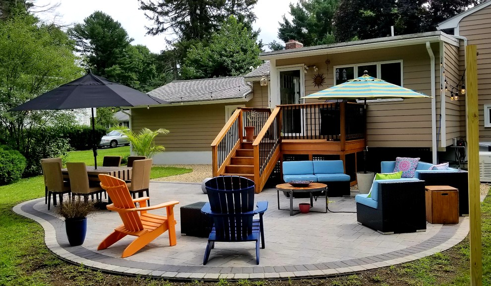 Framingham Paver Patio - Modern - Patio - Boston - by Stonewalls 2 ...