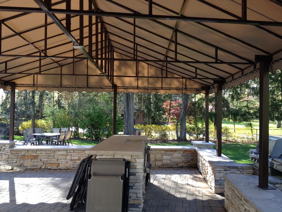 Free Standing A-Frame Awning - Patio - New York - by Window Works | Houzz