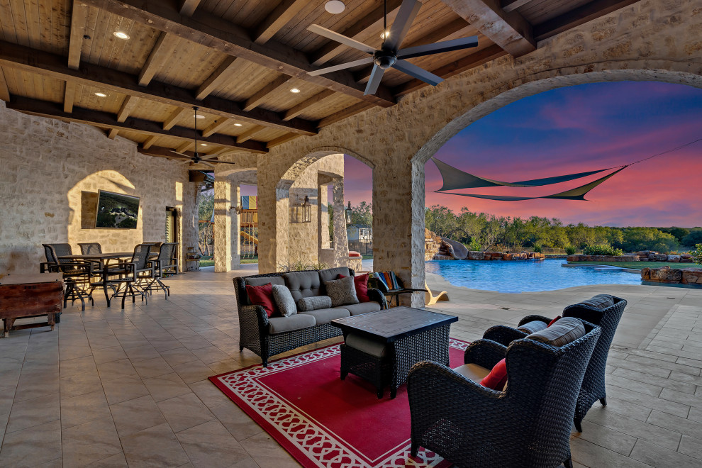 French Country in the Hill Country - French Country - Patio - Austin ...