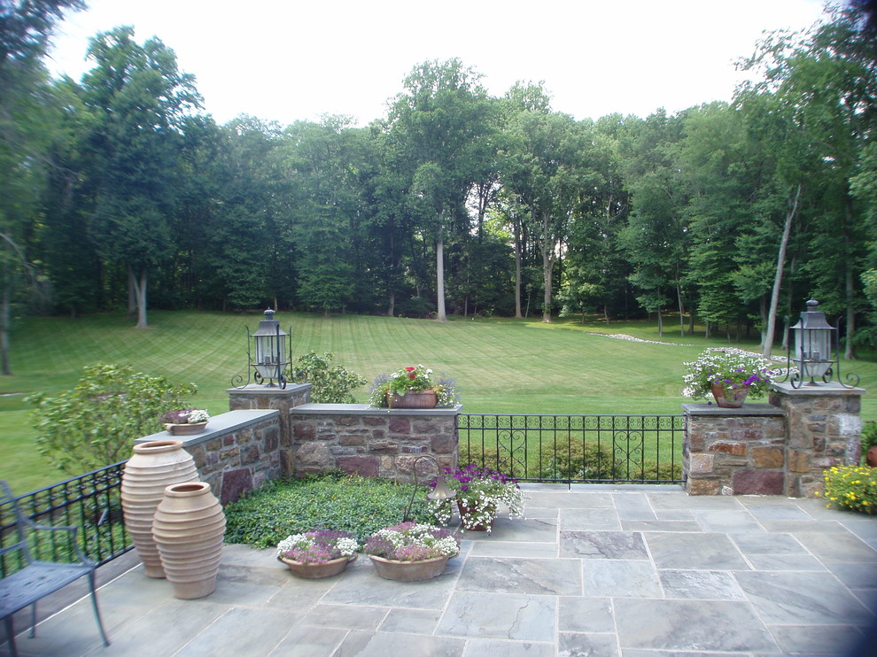 French Estate - Traditional - Patio - Philadelphia - by Manley Building ...
