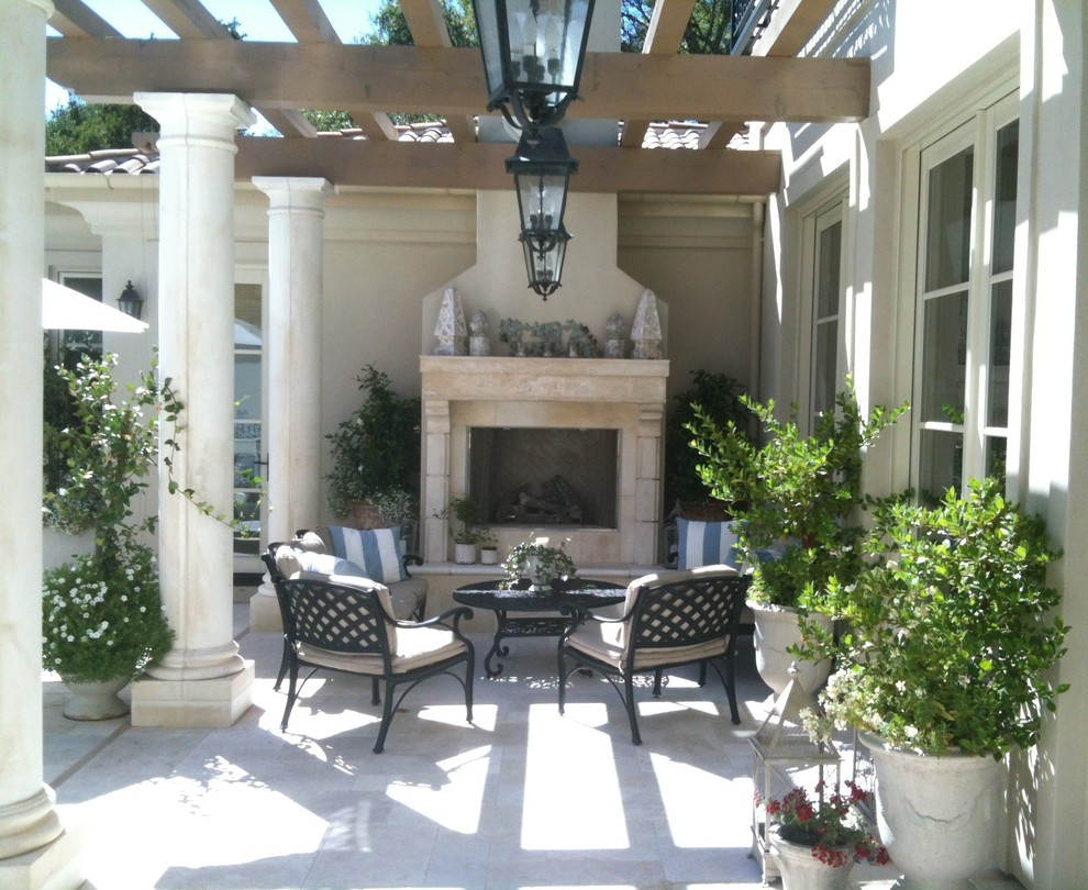 French Provence Villa - Traditional - Patio - Sacramento - by Kevin ...