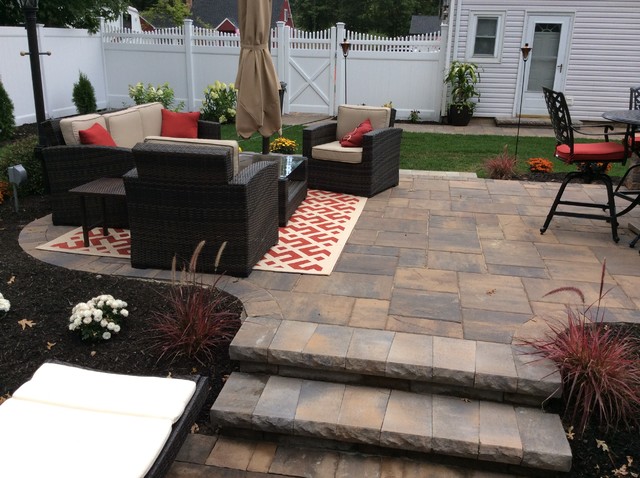Front and backyard design - Traditional - Patio - New York - by ...