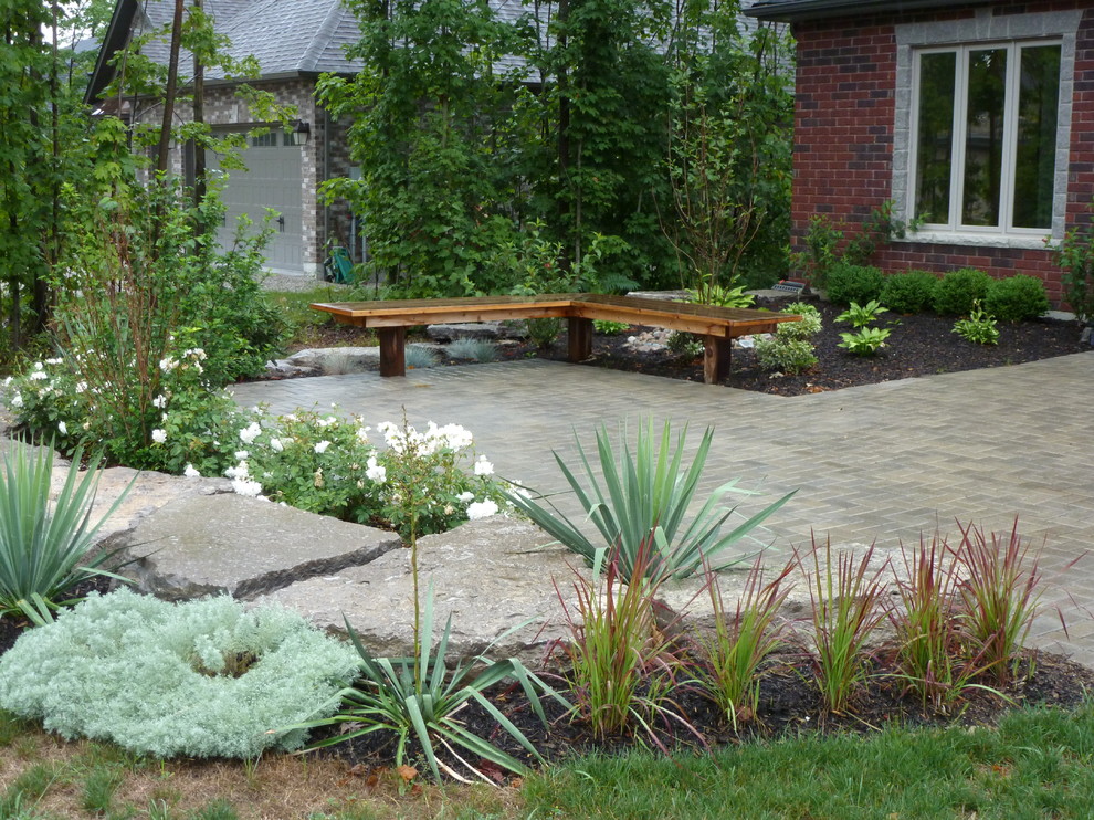 Front Entrance - Traditional - Patio - Toronto - by Aurora Landscape ...