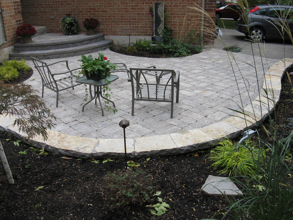 Front entrance patio design - Mediterranean - Patio - Toronto - by ...