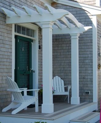Front Entry Pergola - Classique - Terrasse et Patio - Boston - par ...