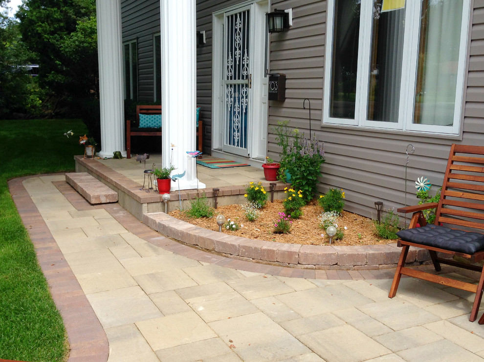 Front Yard Patio Design in Palatine, IL - Traditional - Patio - Chicago ...