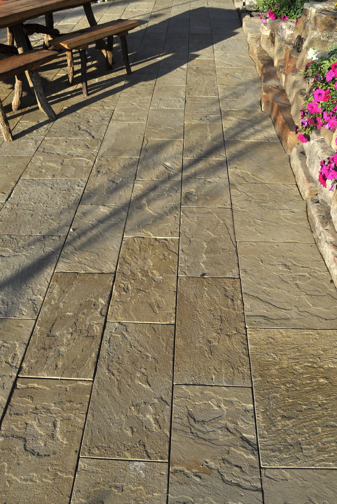 Frontier running bond - Traditional - Patio - Other - by Select Stone ...