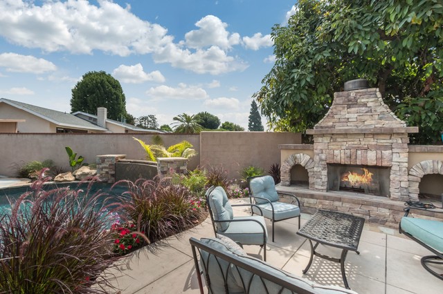 Fullerton Pool & Spa - Traditional - Patio - Orange County - by Alan ...