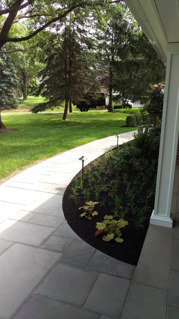 Furlong Bluestone Walkway & Porch - Transitional - Patio - Philadelphia ...