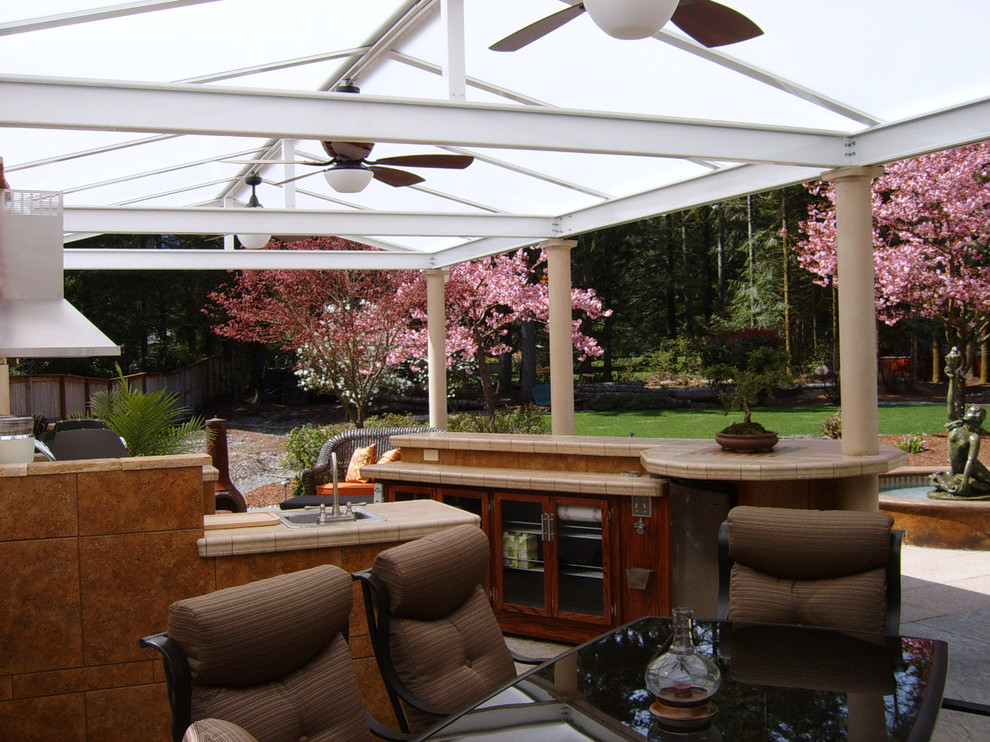 Gabled Roof Style - Traditional - Patio - Seattle - by Acrylic Patio ...